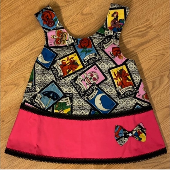 Handmade | Dresses | Mexican Loteria Dress 824 Months | Poshmark